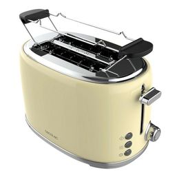 Cecotec - Toaster Toast&Taste 1000 Retro Double Beige