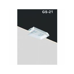 Meditrade GmbH Einbaustrahlerhalterung Gips Doppelt Verstellbar Ausziehbare Lampenfassung Gu10 Gs21