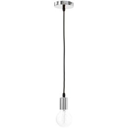 PRIVATEFLOOR - Deckenlampe - Design Pendelleuchte - Gunde Silber - Metall, Metall - Silber