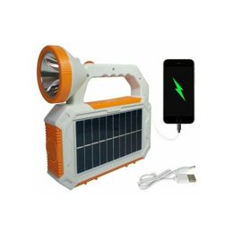 Meditrade GmbH Trade Shop Traesio - tragbare wiederaufladbare solar-panel lampe led 40+1LED sos usb JFS-101