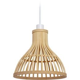 Kave Home - Nathaya Deckenlampe aus Bambus mit natürlichem Finish ø 30 cm