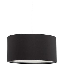 Lampenschirm für Deckenleuchte Santana in Schwarz mit Diffusor in Weiß ø 40 cm - Kave Home