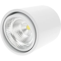 Cablemarkt - cob LED-Strahler von 5W 220VAC 6000K von 90mm in weißer Farbe