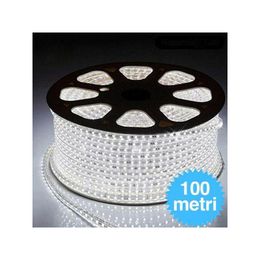 Meditrade GmbH Led streifen 5050 flexible spule 100MT kaltes weisses licht im freien 220V
