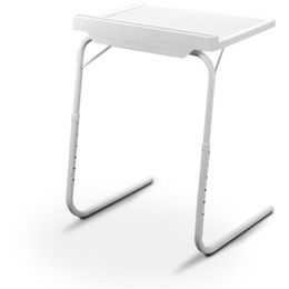 MediaShop Table Express Beistelltisch Couch-Tisch Serviertisch bis 25 kg Traglast 18 Einstellmöglichkeiten Halterung für Tablet & Smartphone