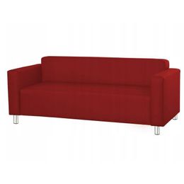 3-Sitzer lukka elegantes Wohnzimmersofa Couch 202x78x70cm MA160 Rot - Furnix