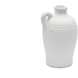 Kave Home - Palafrugell Vase aus Terrakotta weiß 30 cm