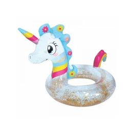 Meditrade GmbH Trade Shop Traesio - regenbogen weisse einhorn rettungsboje glitzerte meer donut durchmesser 90 cm