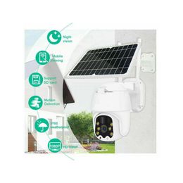 Meditrade GmbH Full hd 1080P 5.0MP ptz drahtlose aussen kamera mit wifi solar panel