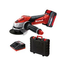 Meditrade GmbH Einhell te-ag 18 Li kit flex 115MM 18V lithium batterie winkel-batterie-bohrschleifmaschine