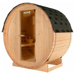 Home Deluxe - Outdoor Fasssauna inkl. Saunaofen LAHTI M I Gartensauna, Sauna