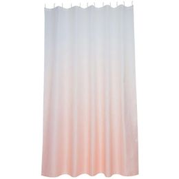 MSV - Polyester Badvorhang in rosa 180 x 200 cm