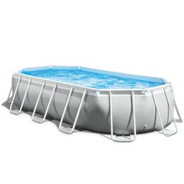 Intex - Frame Swimming Pool Set Prism Oval 503 x 274 x 122 cm