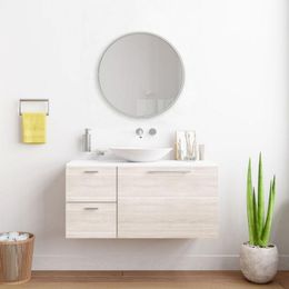 [en.casa] - Wandspiegel Modugno 40cm Weiß