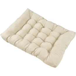 [en.casa] - Sitzkissen für Palettenmöbel Comfy 80x120x12 cm Beige