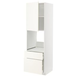 IKEA METOD / MAXIMERA Hochschrank f Backofen+Tür/2Schubl