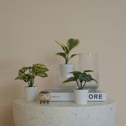 IKEA FEJKA Topfpflanze, künstl/+Topf 3er-Set