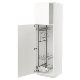 IKEA METOD Hochschrank mit Putzschrankeinr.