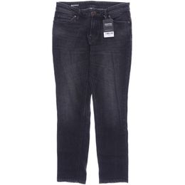 MUJI Damen Jeans, schwarz, Gr. 25