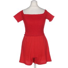 Bershka Damen Jumpsuit/Overall, rot