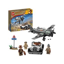Lego Indiana Jones 77012 Flucht vor dem Jagdflugzeug Bausatz, Mehrfarbig