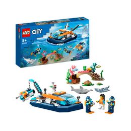 Lego City 60377 Meeresforscher-Boot Bausatz, Mehrfarbig