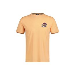Lerros T-Shirt &raquo;T-Shirt *Follow the sun*&laquo; GENTLE PEACH 5XL 5XL Gerippter Rundhalsausschnitt