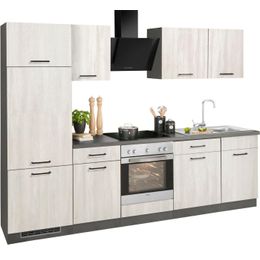 Wiho-Küchen wiho Küchen Küchenzeile Esbo, ohne E-Geräte, Breite 280 cm, beige
