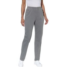 Damen Schlupfjeans in Stretch-Qualit&auml;t grey denim, Gr&ouml;&szlig;e 46