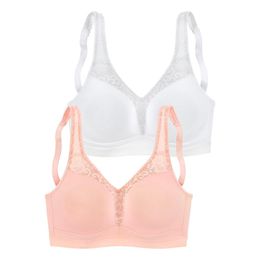 Petite Fleur Bra female Pink, White size 100
