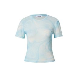 EDITED Shirt 'Hauke' Damen Größe M hellblau / weiß