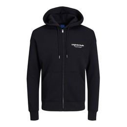 Jack & Jones Jack & Jones Zip-Up Hoodie 'JJVesterbro' male Black size M