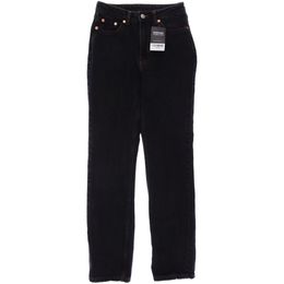 WEEKDAY Damen Jeans, schwarz, Gr. 24