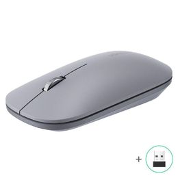 UGREEN Kabellose Maus - Laser - 4000 DPI - 2 Silent-Tasten - Grau Maus