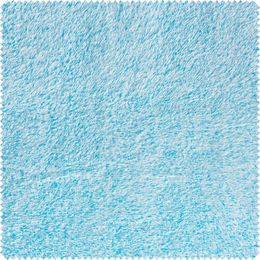 OTTO Stoff Plüsch Hellblau, 150 cm breit Meterware