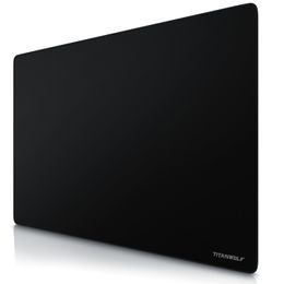 Titanwolf Gaming Mauspad XXL Speed Mousepad 900 x 600 x 3 mm, große Tischunterlage, rutschfest, abwaschbar, Geschwindigkeit & Präzision, Alpha