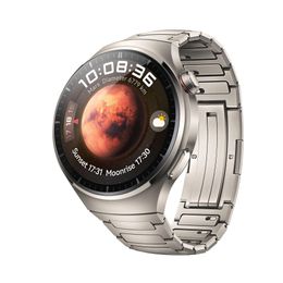 Smartwatch Huawei "Watch 4 Pro" Smartwatches grau (titan) Fitness-Tracker