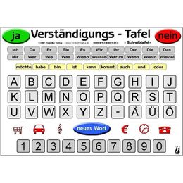 Verständigungs-Tafel - Schreibtafel -,