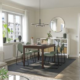 IKEA EKEDALEN / MÅNHULT Tisch und 4 Stühle