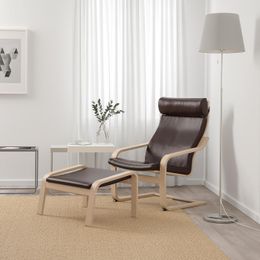 IKEA POÄNG Sessel und Hocker