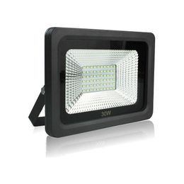 Meditrade GmbH Trade Shop Traesio - led-scheinwerfer für aussen IP65 kaltes warmes licht 30 50 100 w 30 Watt Warmes Weiß - Warmes Weiß