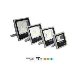 Meditrade GmbH Led-scheinwerfer schlank hohe helligkeit weisses licht 10 20 30 50 80 100 120 w IP65 50 Watt