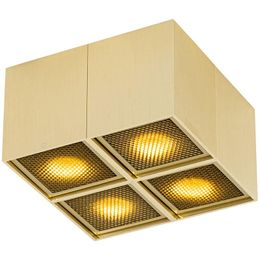 Qazqa Design-Spot Gold 4-flammig - Qubo Honey - Gold
