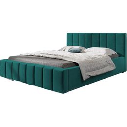 Polsterbett mit Bettkasten boxspring bett 01 - 180x200 - Peacook (trinity 29)