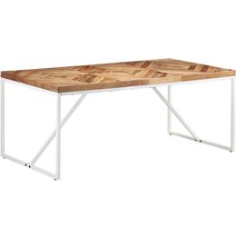 MAISONCHIC Esstisch Tisch für Wohnzimmer, Küche, Esszimmer 180x90x76 cm Akazie und Mango Massivholz DE29913