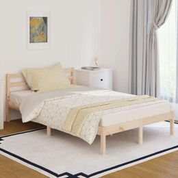 MAISONCHIC Massivholzbett Doppelbett Bett für Schlafzimmer Kiefer 120x200 cm DE97544