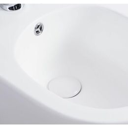 Glasdeals - Pop-Up für Bidet(matt weiß) - weiß