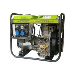VARAN MOTORS - 92601 Elektrischer Diesel Stromerzeuger 5.0kW, 2 x 230V, 1 x 12VDC - Grau