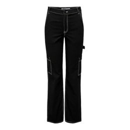 Jacqueline de Yong Jdy Cargo Jeans 'TULGA' female Black size XXL