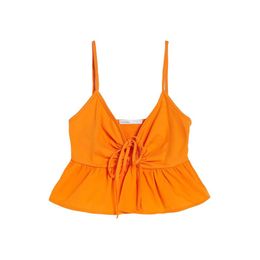 Bershka Top Damen Größe L orange